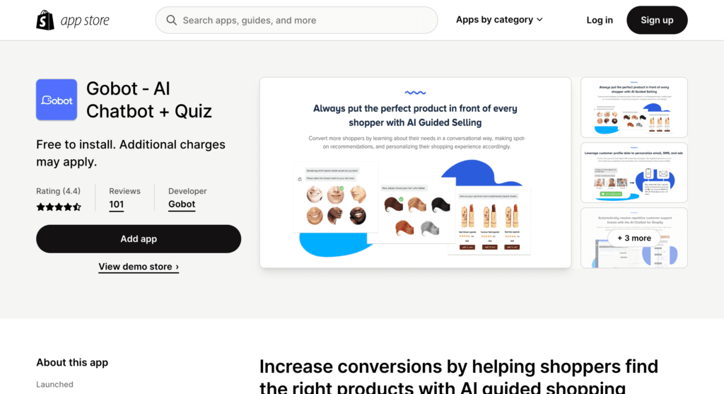 Gobot AI Chatbot and Quiz
