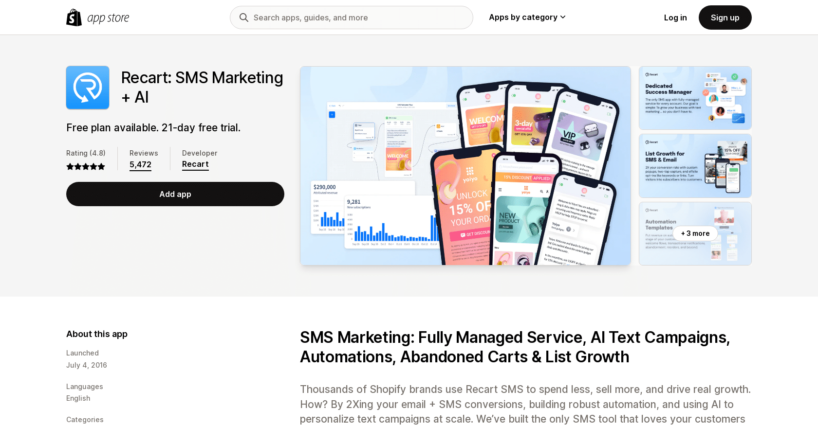 Recart: A Quick Review