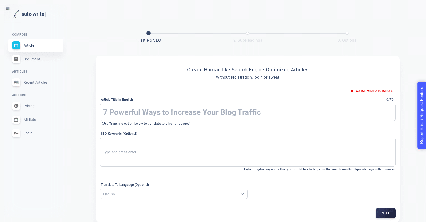 Elevate Your Content Game with Autowriter AI