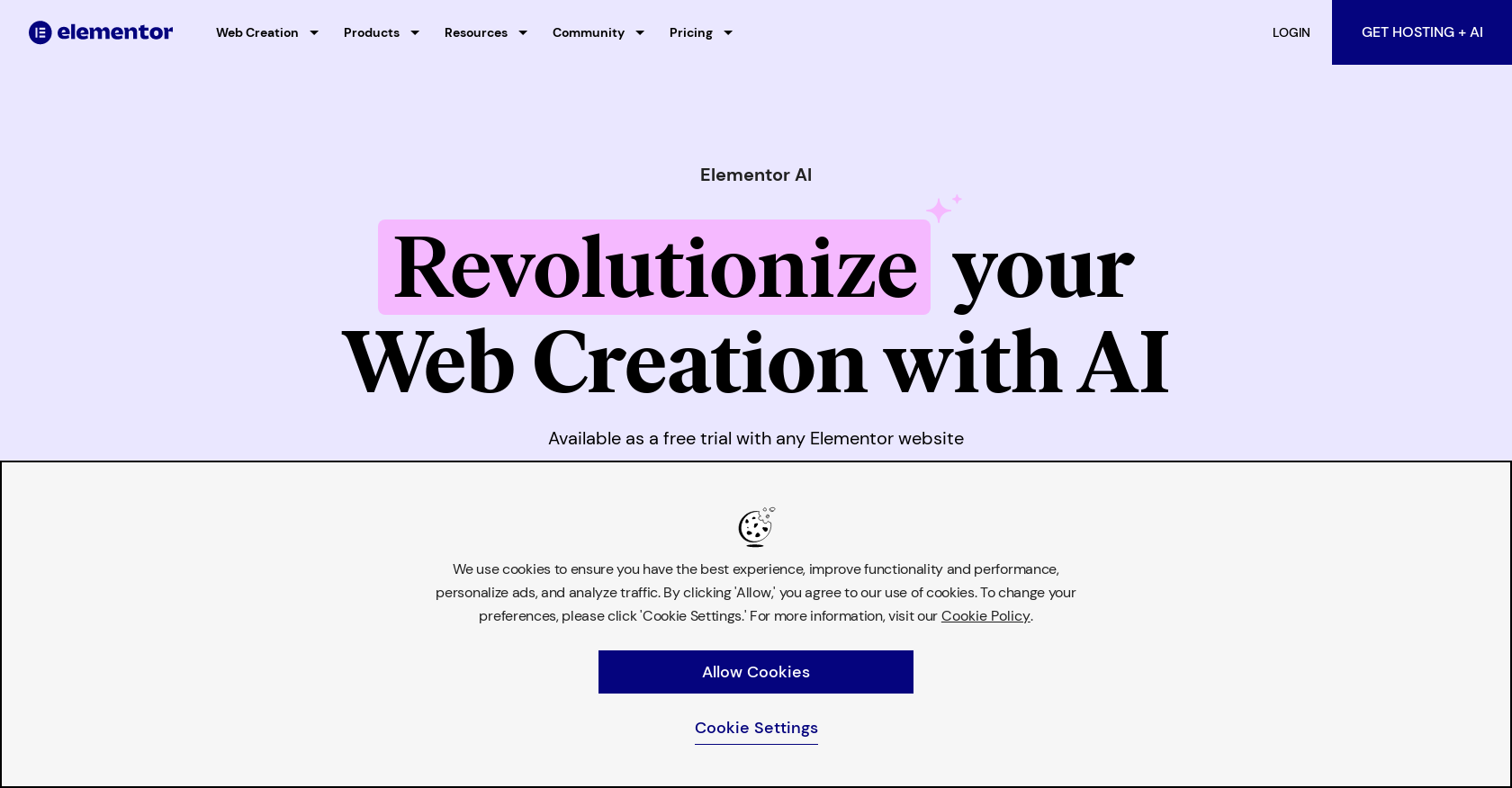 Elementor AI - #1 Free WordPress AI Website Builder