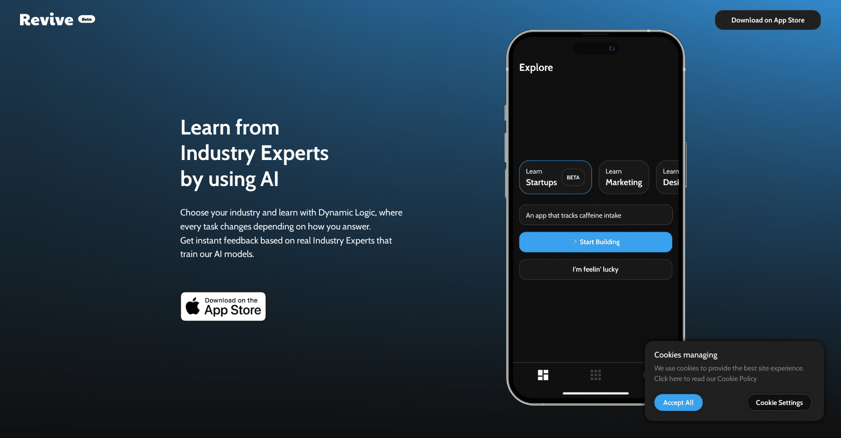 Reviv: Free AI-Powered Dream Company Builder