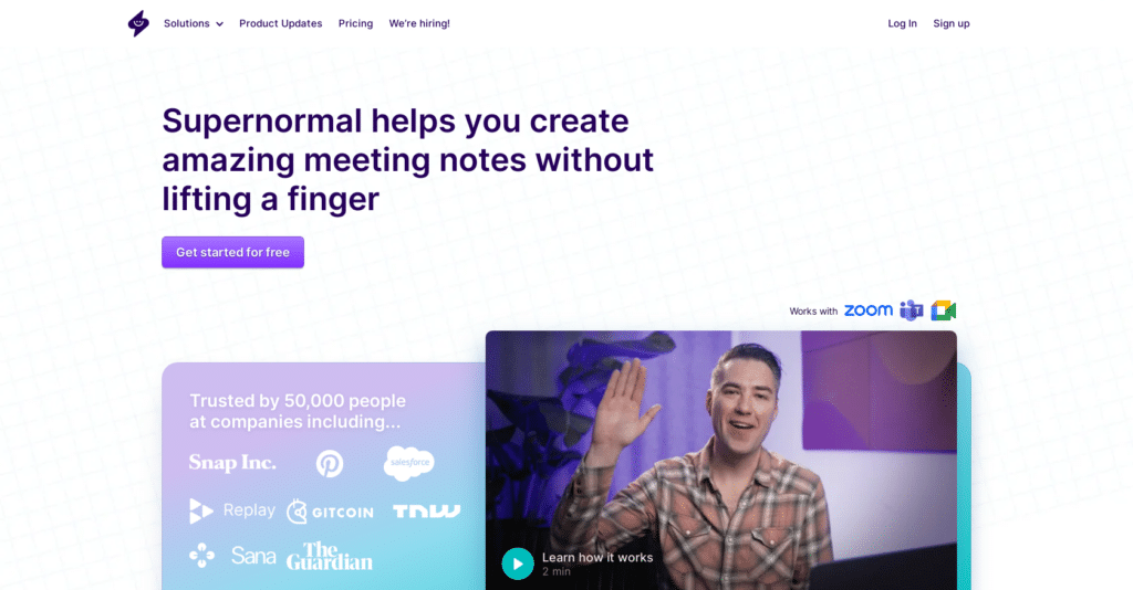 Supernormal AI - Best AI Meeting Notes 2024