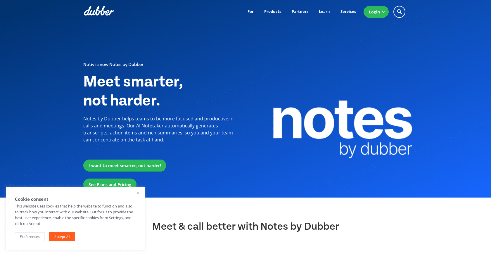 Dubber - Best AI Meeting Notes 2024
