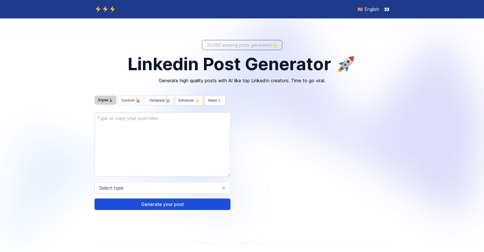 Postli | Best AI tool designed to simplify LinkedIn post creation ...