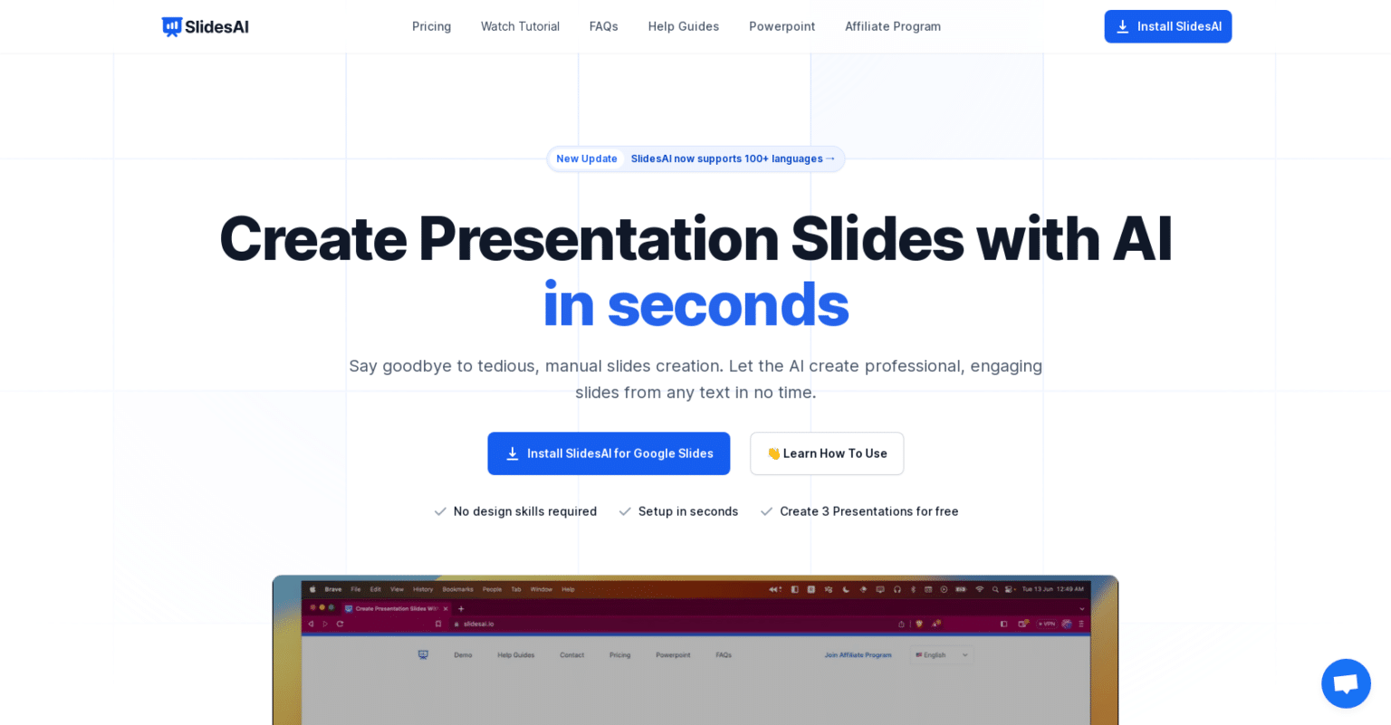SlidesAI: Free AI Presentation Maker 2024