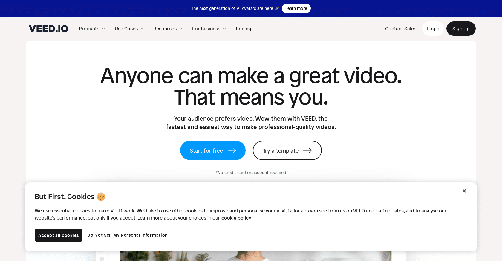 Veed IO: Free Online Video Editor
