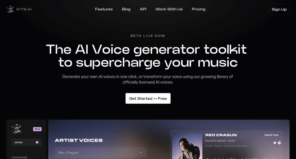 Kits AI: AI Voice Generator, Vocal Remover
