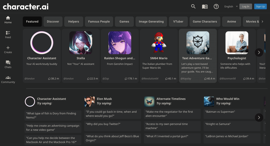 Character AI: (A Quick Review)