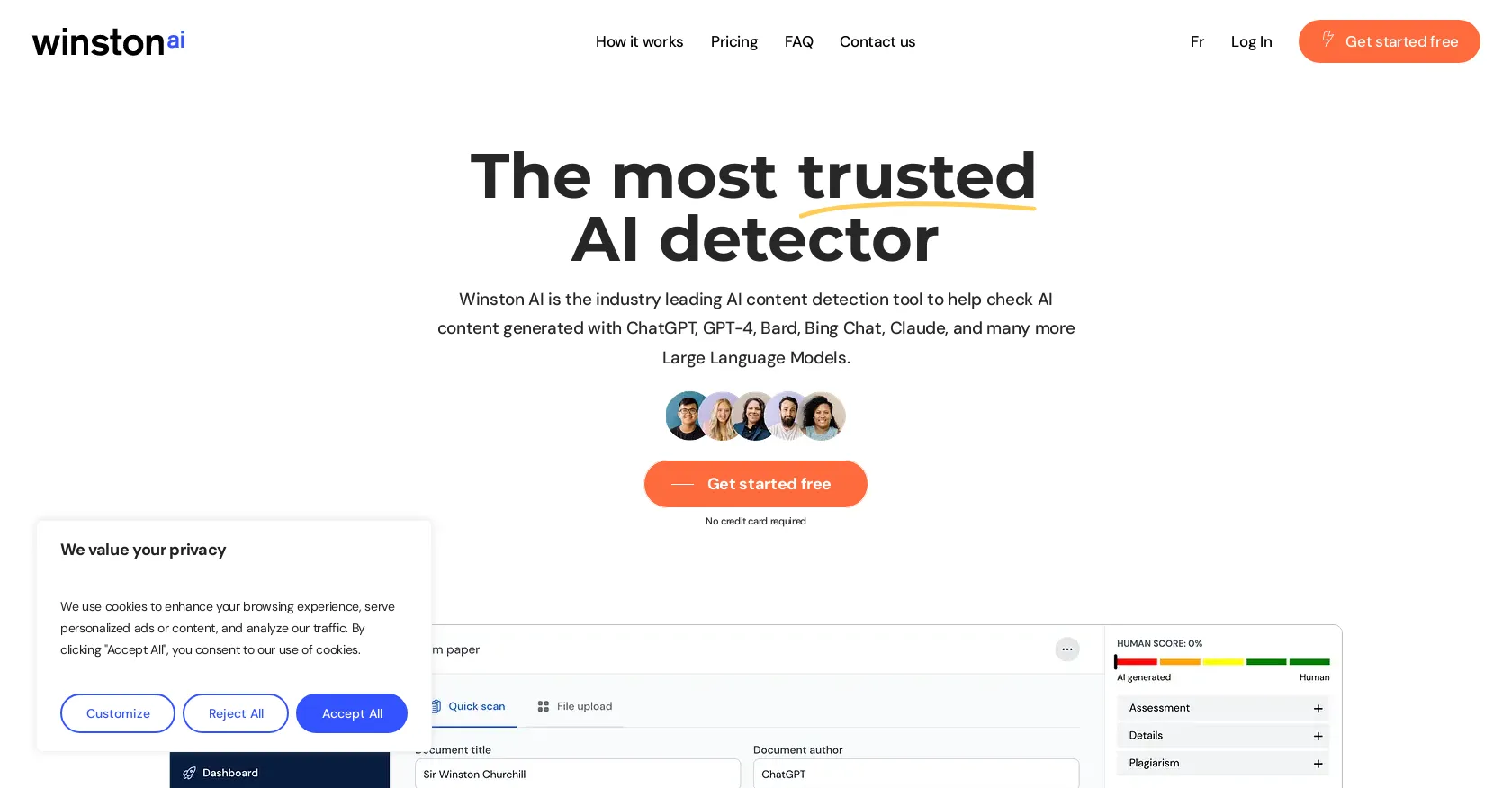Winston AI Detector and Plagiarism Tool