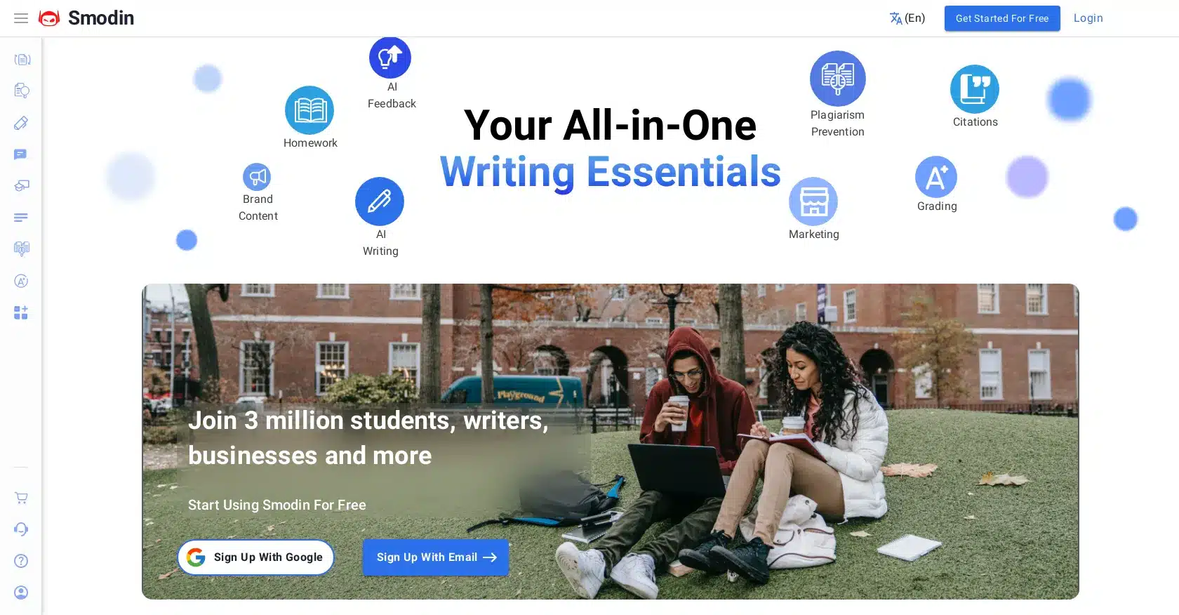 Smodin: AI Writing, Rewriter Assistant