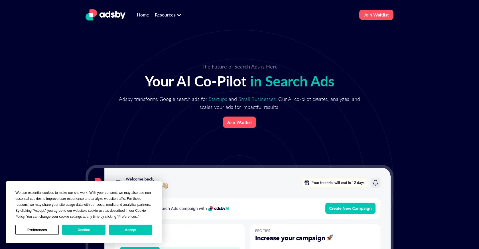 Adsby: Free AI Keyword Generator