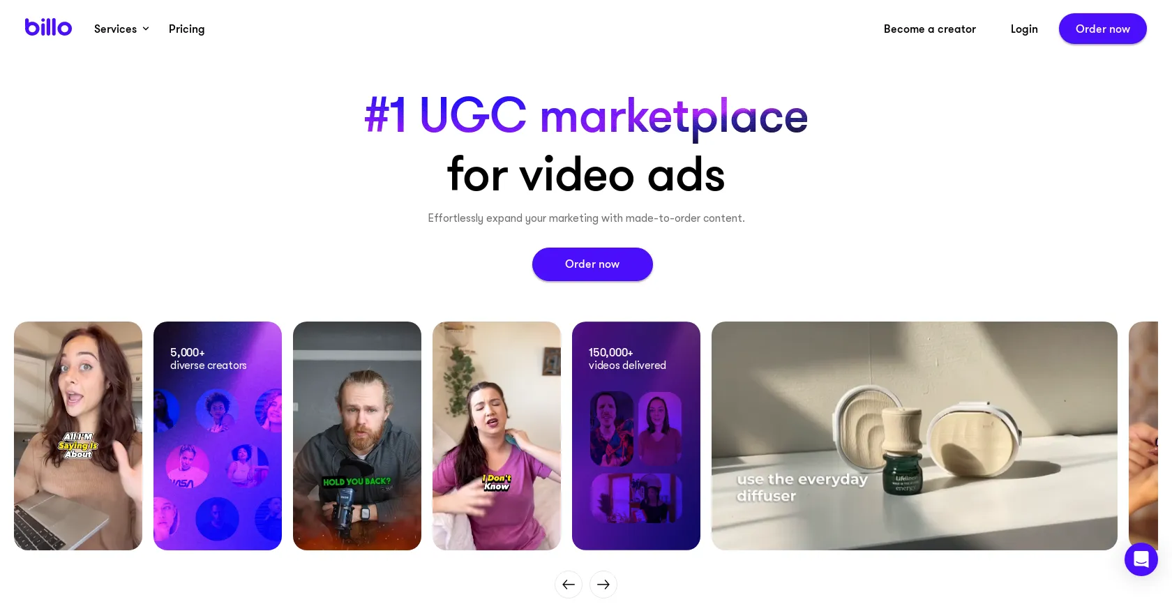 Billo App: #1 UGC Marketplace for Video Ads