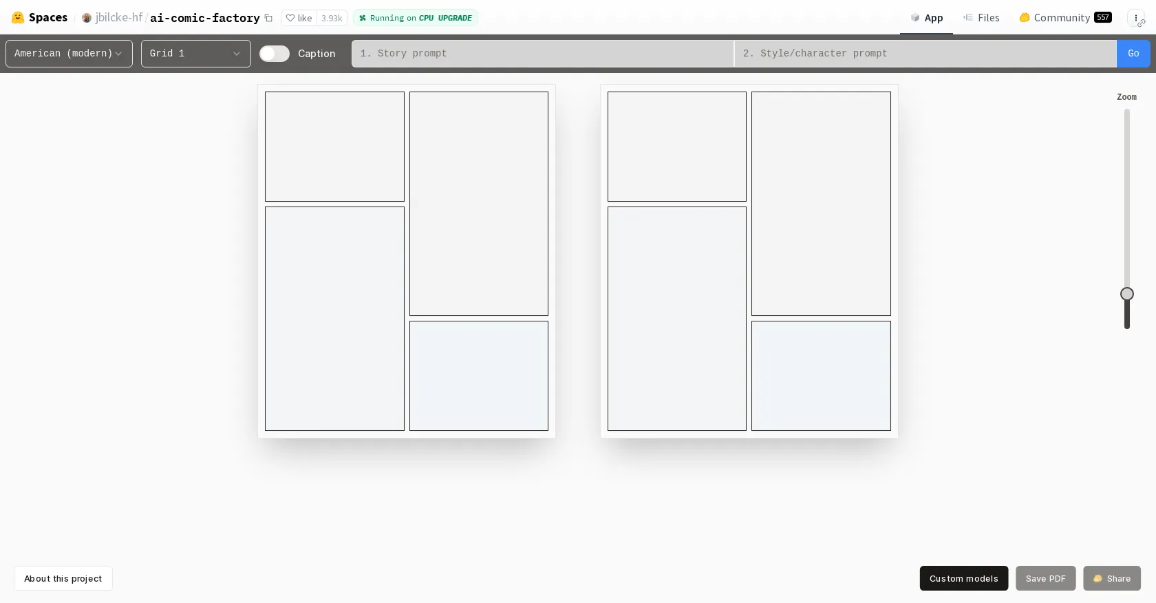 AI Comic Factory: Generador de cómics AI gratuito