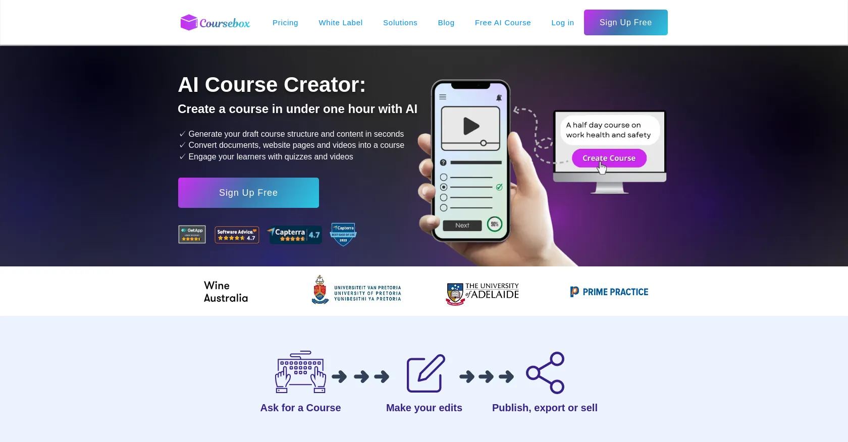 Coursebox AI: AI Course Creator Free