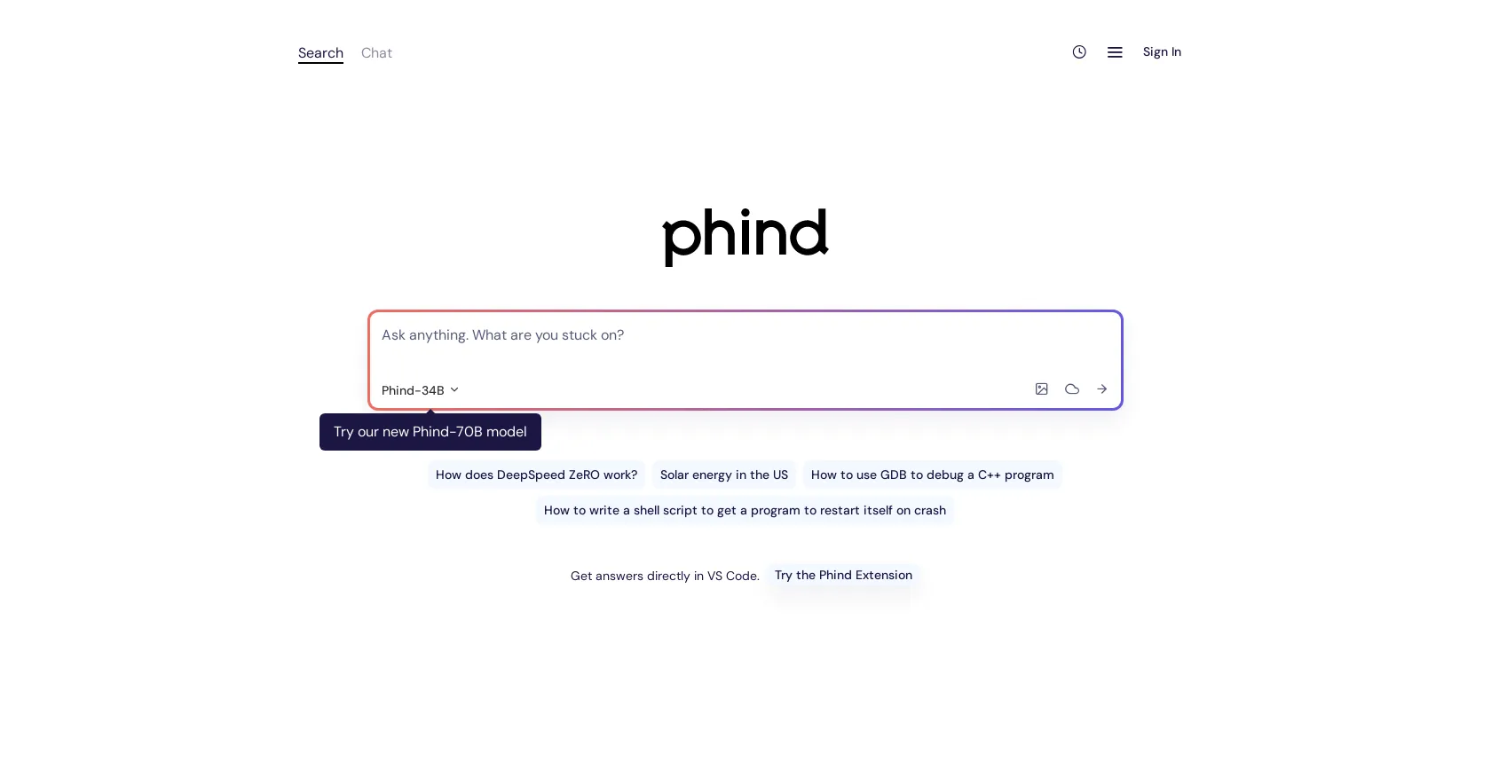 Phind: AI-Powered Search Engine