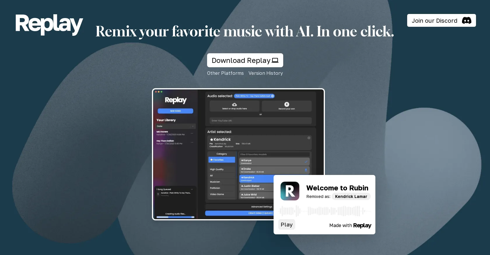Replay AI: AI Voice Cloning